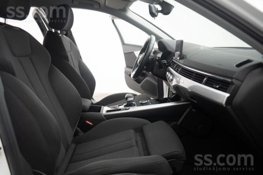 White Audi A4 2017 in Tallinn, with an engine capacity of 2.00 L and mileage of 230 thousand km for 13999 €, photo 13 on AUTOMOTO.COM.LV