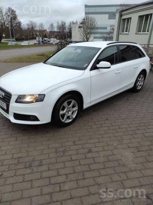 White Audi A4 2010 in Dobele, with an engine capacity of 2.00 L and mileage of 335 thousand km for 5800 €, photo  on AUTOMOTO.COM.LV