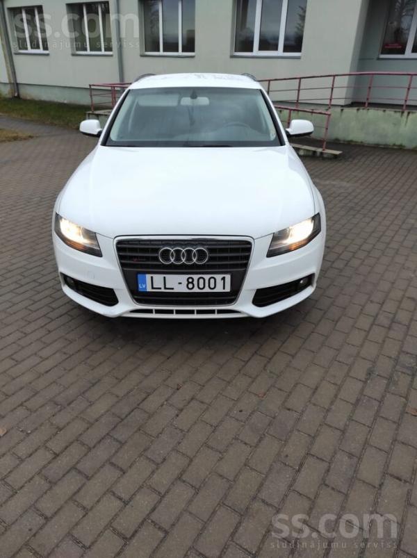White Audi A4 2010 in Dobele, with an engine capacity of 2.00 L and mileage of 335 thousand km for 5800 €, photo 2 on AUTOMOTO.COM.LV