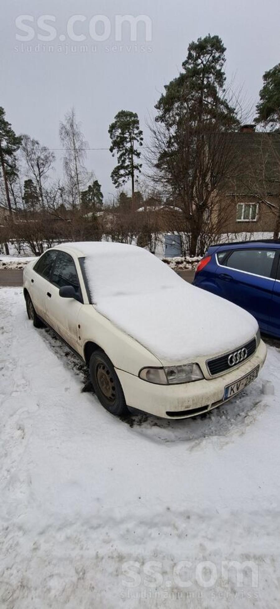 Balts Audi A4 1996 Rīga, ar dzinēja tilpumu 1.60 L un nobraukumu 291 tūkst. km par 500 €, foto 1 vietnē AUTOMOTO.COM.LV