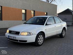 Balts Audi A4 1998 Šauļi, ar dzinēja tilpumu 1.90 L un nobraukumu 320 tūkst. km par 550 €, foto  vietnē AUTOMOTO.COM.LV