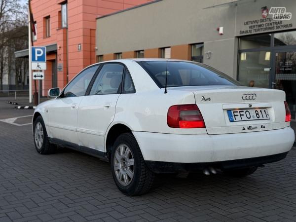 White Audi A4 1998 in Siauliai, with an engine capacity of 1.90 L and mileage of 320 thousand km for 550 €, photo 6 on AUTOMOTO.COM.LV