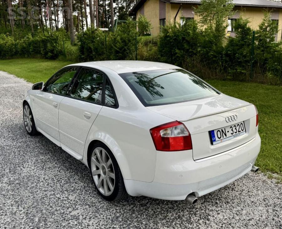 White Audi A4 2002 in Riga, with an engine capacity of 3.00 L and mileage of 282 thousand km for 3490 €, photo 9 on AUTOMOTO.COM.LV
