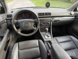 White Audi A4 2002 in Riga, with an engine capacity of 3.00 L and mileage of 282 thousand km for 3490 €, photo 14 on AUTOMOTO.COM.LV