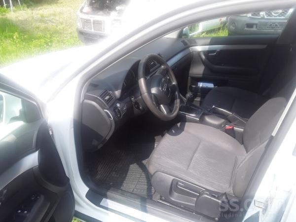 White Audi A4 2006 in Cesis, with an engine capacity of 2.70 L and mileage of 288 thousand km for 2550 €, photo 4 on AUTOMOTO.COM.LV