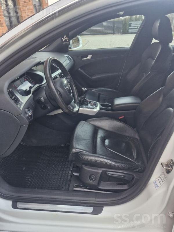 Balts Audi A4 2007 Bauska, ar dzinēja tilpumu 3.00 L un nobraukumu 300 tūkst. km par 5900 €, foto 10 vietnē AUTOMOTO.COM.LV