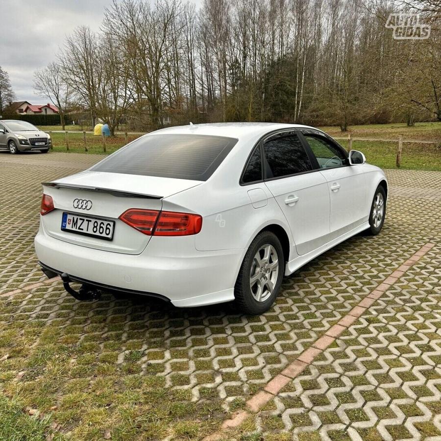 White Audi A4 2008 in Joniskis, with an engine capacity of 2.00 L and mileage of 293 thousand km for 4200 €, photo 4 on AUTOMOTO.COM.LV