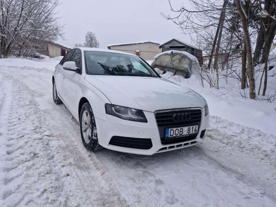 Balts Audi A4 2008 Ignalina, ar dzinēja tilpumu 1.97 L un nobraukumu 514 tūkst. km par 2900 €, foto 1 vietnē AUTOMOTO.COM.LV