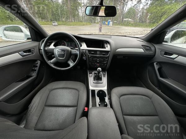 White Audi A4 2008 in Daugavpils, with an engine capacity of 2.00 L and mileage of 355 thousand km for 4900 €, photo 5 on AUTOMOTO.COM.LV