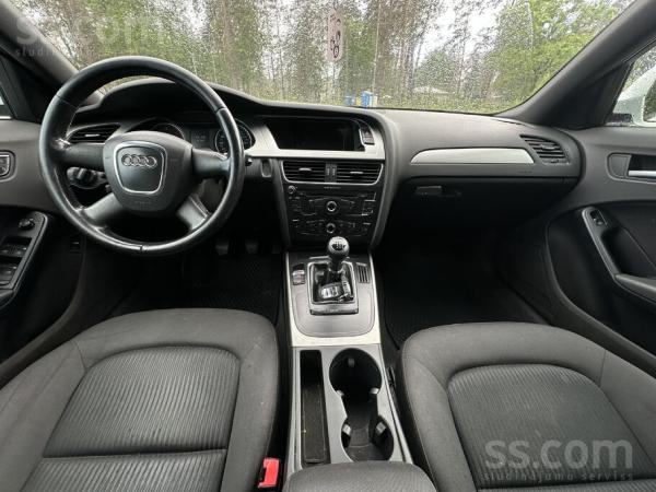 White Audi A4 2008 in Daugavpils, with an engine capacity of 2.00 L and mileage of 355 thousand km for 4900 €, photo 6 on AUTOMOTO.COM.LV