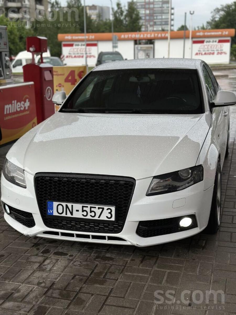 Белый Ауди А4 2008 в Рига, объемом двигателя 2.70 л и пробегом 350 тыс. км за 5000 €, фото 1 на AUTOMOTO.COM.LV