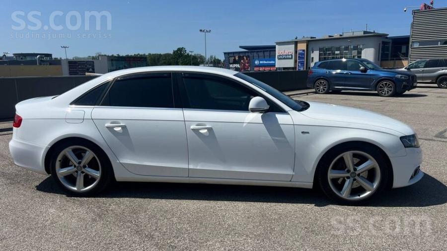 Balts Audi A4 2008 Rīga, ar dzinēja tilpumu 3.00 L un nobraukumu 285 tūkst. km par 7800 €, foto 4 vietnē AUTOMOTO.COM.LV