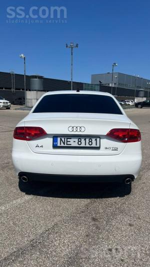 Balts Audi A4 2008 Rīga, ar dzinēja tilpumu 3.00 L un nobraukumu 285 tūkst. km par 7800 €, foto 6 vietnē AUTOMOTO.COM.LV