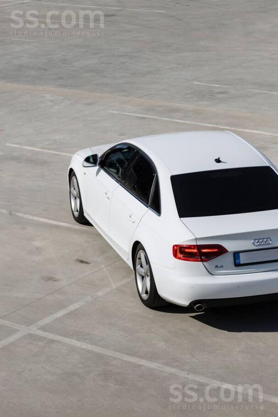 Balts Audi A4 2008 Rīga, ar dzinēja tilpumu 3.00 L un nobraukumu 285 tūkst. km par 7800 €, foto 14 vietnē AUTOMOTO.COM.LV
