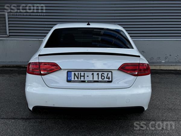 White Audi A4 2008 in Riga, with an engine capacity of 2.00 L and mileage of 284 thousand km for 3900 €, photo 4 on AUTOMOTO.COM.LV