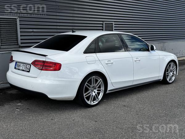 White Audi A4 2008 in Riga, with an engine capacity of 2.00 L and mileage of 284 thousand km for 3900 €, photo 5 on AUTOMOTO.COM.LV
