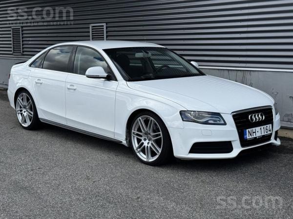 White Audi A4 2008 in Riga, with an engine capacity of 2.00 L and mileage of 284 thousand km for 3900 €, photo 7 on AUTOMOTO.COM.LV