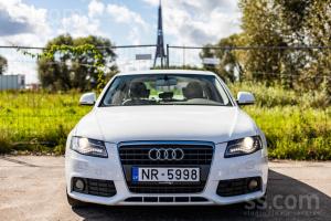 White Audi A4 2008 in Riga, with an engine capacity of 2.00 L and mileage of 360 thousand km for 5990 €, photo 4 on AUTOMOTO.COM.LV
