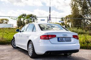 White Audi A4 2008 in Riga, with an engine capacity of 2.00 L and mileage of 360 thousand km for 5990 €, photo 7 on AUTOMOTO.COM.LV