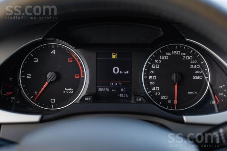 White Audi A4 2008 in Riga, with an engine capacity of 2.00 L and mileage of 360 thousand km for 5990 €, photo 17 on AUTOMOTO.COM.LV