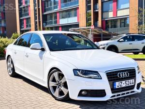 White Audi A4 2008 in Riga, with an engine capacity of 2.00 L and mileage of 360 thousand km for 3290 €, photo  on AUTOMOTO.COM.LV