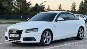 Белый Ауди А4 2008 в Рига, объемом двигателя 3.00 л и пробегом 292 тыс. км за 7000 €, фото 1 на AUTOMOTO.COM.LV