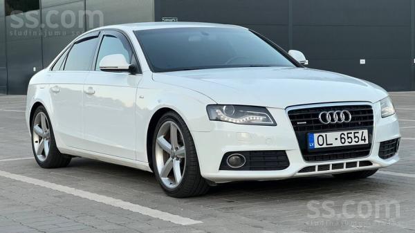 Ауди А4 2008 в Рига на AUTOMOTO.COM.LV Белый Ауди А4 2008 в Рига, объемом двигателя 3.00 л и пробегом 292 тыс. км за 7000 €, фото 4 на AUTOMOTO.COM.LV