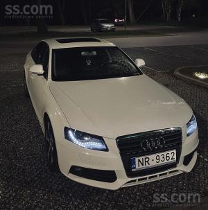 White Audi A4 2008 in Liepaja, with an engine capacity of 2.00 L and mileage of 254 thousand km for 4000 €, photo 10 on AUTOMOTO.COM.LV