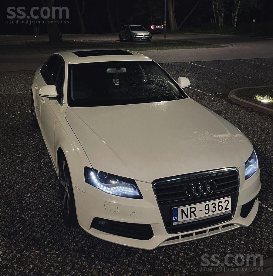 White Audi A4 2008 in Liepaja, with an engine capacity of 2.00 L and mileage of 254 thousand km for 4000 €, photo 10 on AUTOMOTO.COM.LV