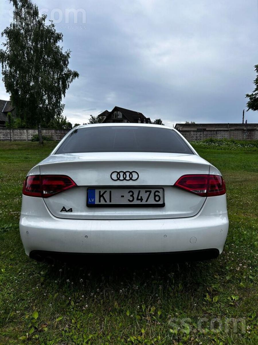 Balts Audi A4 2009 Preiļi, ar dzinēja tilpumu 2.00 L un nobraukumu 399 tūkst. km par 6000 €, foto 6 vietnē AUTOMOTO.COM.LV