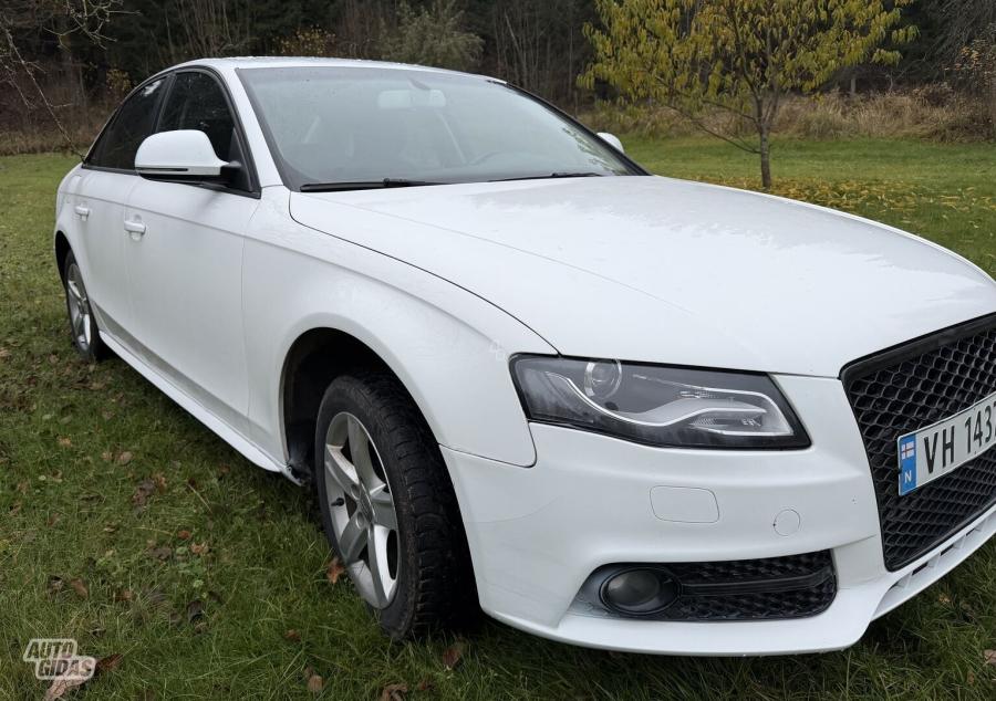 White Audi A4 2009 in Vilnius, with an engine capacity of 1.80 L and mileage of 270 thousand km for 2300 €, photo 1 on AUTOMOTO.COM.LV