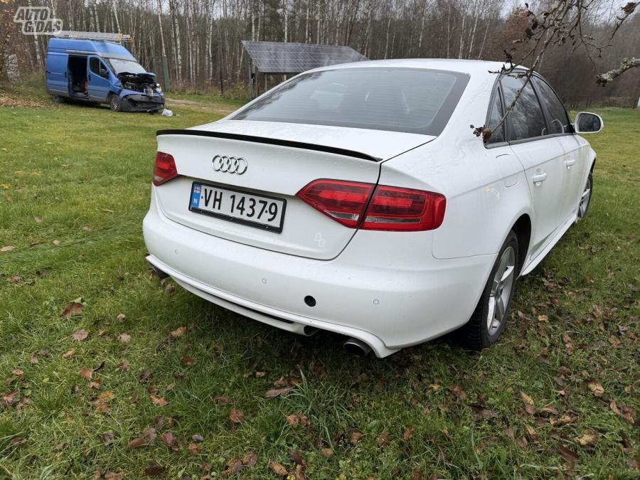White Audi A4 2009 in Vilnius, with an engine capacity of 1.80 L and mileage of 270 thousand km for 2300 €, photo 2 on AUTOMOTO.COM.LV