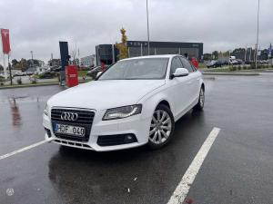 Balts Audi A4 2009 Viļņa, ar dzinēja tilpumu 2.00 L un nobraukumu 250 tūkst. km par 3700 €, foto  vietnē AUTOMOTO.COM.LV