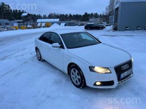White Audi A4 2009 in Valmiera, with an engine capacity of 2.00 L and mileage of 468 thousand km for 4280 €, photo  on AUTOMOTO.COM.LV