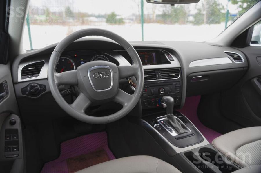 Balts Audi A4 2009 Rīga, ar dzinēja tilpumu 2.00 L un nobraukumu 379 tūkst. km par 6990 €, foto 7 vietnē AUTOMOTO.COM.LV