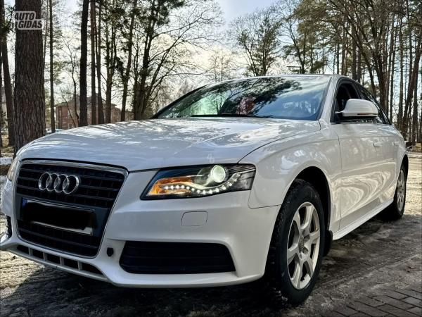 White Audi A4 2009 in Alytus, with an engine capacity of 2.00 L and mileage of 309 thousand km for 5750 €, photo 9 on AUTOMOTO.COM.LV