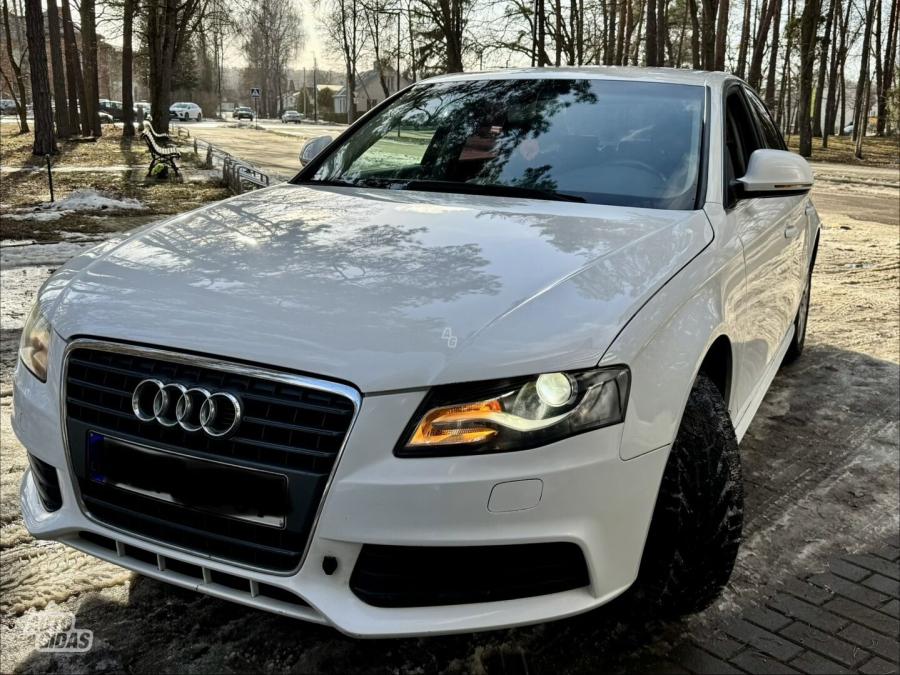 Balts Audi A4 2009 Alīta, ar dzinēja tilpumu 2.00 L un nobraukumu 309 tūkst. km par 5550 €, foto 17 vietnē AUTOMOTO.COM.LV