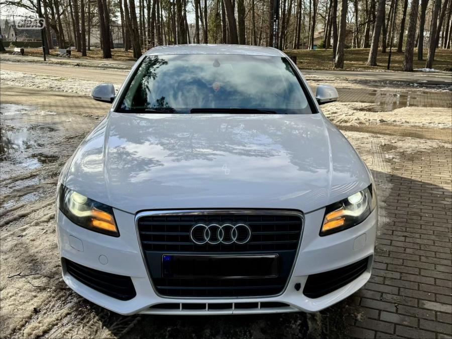 Balts Audi A4 2009 Alīta, ar dzinēja tilpumu 2.00 L un nobraukumu 309 tūkst. km par 5550 €, foto 23 vietnē AUTOMOTO.COM.LV