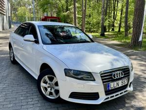 White Audi A4 2009 in Alytus, with an engine capacity of 2.00 L and mileage of 309 thousand km for 5450 €, photo 11 on AUTOMOTO.COM.LV