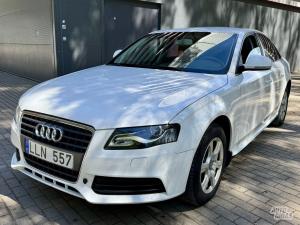 White Audi A4 2009 in Alytus, with an engine capacity of 2.00 L and mileage of 309 thousand km for 5450 €, photo 14 on AUTOMOTO.COM.LV