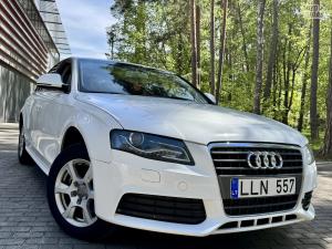 White Audi A4 2009 in Alytus, with an engine capacity of 2.00 L and mileage of 302 thousand km for 5199 €, photo 21 on AUTOMOTO.COM.LV