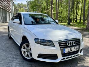 White Audi A4 2009 in Alytus, with an engine capacity of 2.00 L and mileage of 302 thousand km for 5199 €, photo 34 on AUTOMOTO.COM.LV