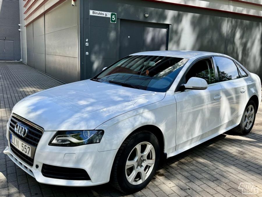 Balts Audi A4 2009 Alīta, ar dzinēja tilpumu 2.00 L un nobraukumu 301 tūkst. km par 4799 €, foto 8 vietnē AUTOMOTO.COM.LV
