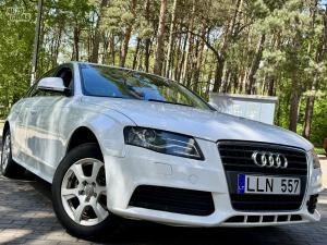 White Audi A4 2009 in Alytus, with an engine capacity of 2.00 L and mileage of 301 thousand km for 4599 €, photo 21 on AUTOMOTO.COM.LV