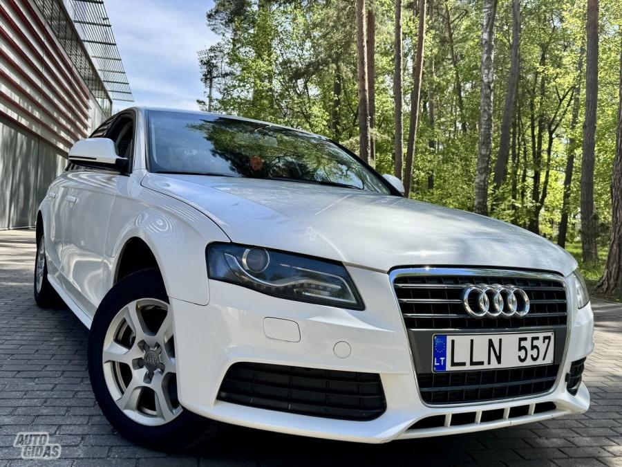 White Audi A4 2009 in Alytus, with an engine capacity of 2.00 L and mileage of 301 thousand km for 4599 €, photo 31 on AUTOMOTO.COM.LV
