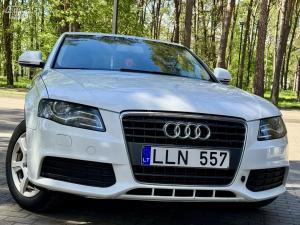White Audi A4 2009 in Alytus, with an engine capacity of 2.00 L and mileage of 301 thousand km for 4399 €, photo 24 on AUTOMOTO.COM.LV