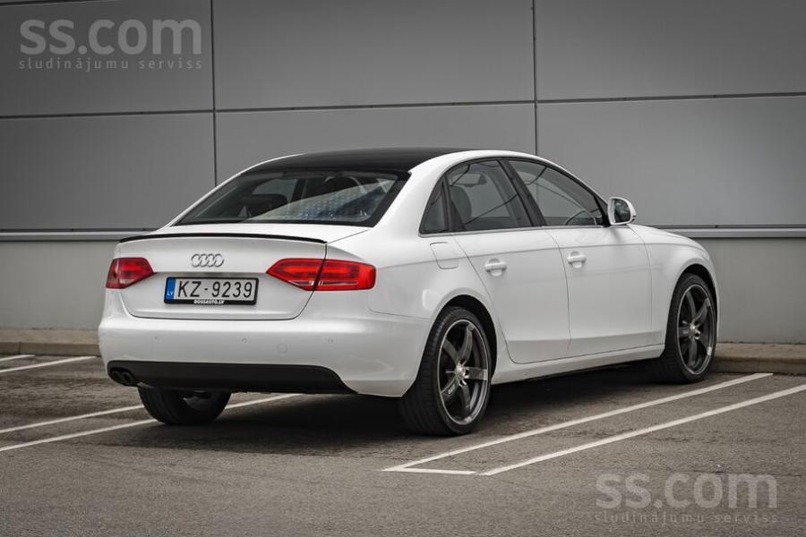 Balts Audi A4 2009 Rīga, ar dzinēja tilpumu 2.00 L un nobraukumu 325 tūkst. km par 5750 €, foto 5 vietnē AUTOMOTO.COM.LV