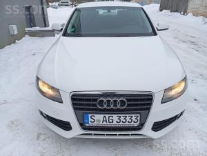 White Audi A4 2010 in Balvi, with an engine capacity of 2.00 L and mileage of 0 thousand km for 4950 €, photo 4 on AUTOMOTO.COM.LV