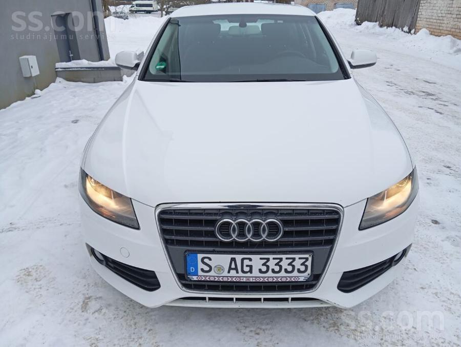 White Audi A4 2010 in Balvi, with an engine capacity of 2.00 L and mileage of 0 thousand km for 4950 €, photo 4 on AUTOMOTO.COM.LV