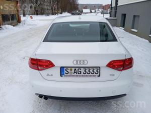 White Audi A4 2010 in Balvi, with an engine capacity of 2.00 L and mileage of 0 thousand km for 4950 €, photo 5 on AUTOMOTO.COM.LV